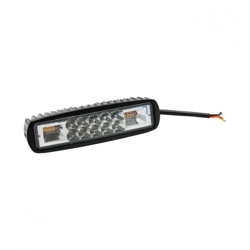 LED ΠΡΟΒΟΛΑΚΙ 18W ΠΟΡΤΟΚΑΛΙ ΛΕΥΚΟ ΚΑΡΦΙ 12/24V