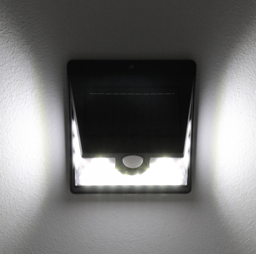 LED ΗΛΙΑΚΟ ΦΩΤΙΣΤΙΚΟ 40 SMD ΜΕ PANEL ΚΑΙ ΑΙΣΘΗΤΗΡΑ ΚΙΝΗΣΗΣ 6000K IP65